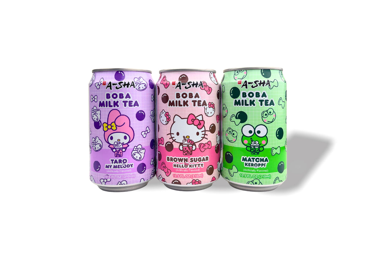 Hello Kitty Boba Cans | A-Sha Foods USA