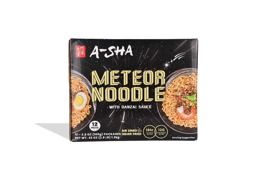 Meteor Noodles with Danzai Sauce | A-Sha Foods USA